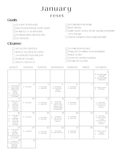 January Reset! | Homegrown Jewelry VT